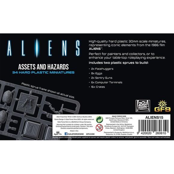 Gale Force Nine | Games | Aliens Assets And Hazards | Poshmark